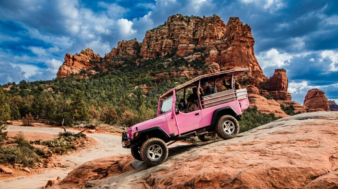 Pink Jeep Tours Sedona - Scenic Rim Off-Road Adventures